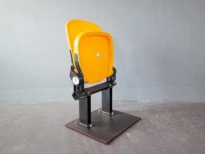 China Gas Assisted Plastic Stadium Chair With Floor Mounted Brackets for sale