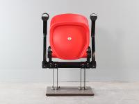 China HDPE Plastic Stadium Chair With Cupholder for sale