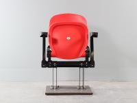 China HDPE Plastic Stadium Chair With Cupholder for sale