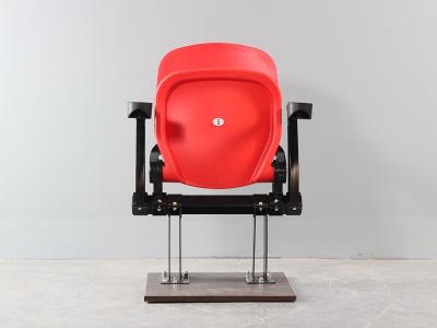China HDPE Plastic Stadium Chair With Cupholder for sale