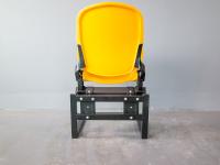 China STUNITY Auto Tip-Up UV Resistant Gas Assisted Pp Plastic Beam Mounted Stadium Chair With Riser Mounted Brackets for sale