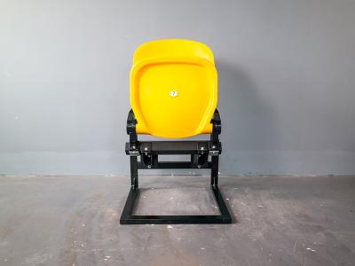 China Gas Assisted PP Plastic Stadium Seats 500mm Center with Riser Mounted Brackets for sale