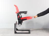 China UV Resistant Gas Assisted PP Plastic Stadium Seat Auto Tip Up 500mm Center to Center for sale