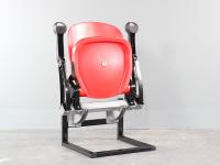 China UV Resistant Gas Assisted PP Plastic Stadium Seat Auto Tip Up 500mm Center to Center for sale