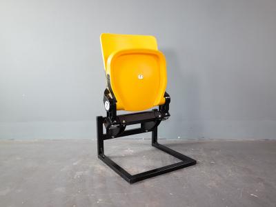 China UV Resistant Gas Assisted PP Plastic Beam Mounted Stadium Chair 500mm Center for sale