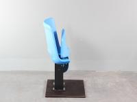 China Stunity HDPE Folding Stadium Seat 500mm Center Auto Tip-Up UV Resistant for Arena for sale