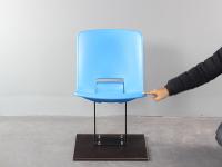 China Stunity HDPE Folding Stadium Seat 500mm Center Auto Tip-Up UV Resistant for Arena for sale