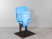 China Stunity HDPE Folding Stadium Seat 500mm Center Auto Tip-Up UV Resistant for Arena for sale