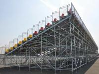 China Hot Dip Galvanized Steel Riser Scaffolding Temporary Demountable Grandstand Seating 250mm for sale