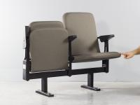 China OEM ODM Indoor HDPE VIP Stadium Seats With Armrest for sale