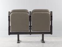China Folding Beam Mounted VIP Auditorium Seating with Armrest BS5852 Crib 5 Fire Proof Fabric 500-550mm for sale