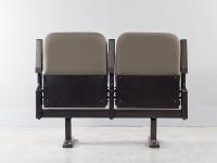 China Folding Fabric Beam Mounted Stadium VIP Chair With Armrest for sale