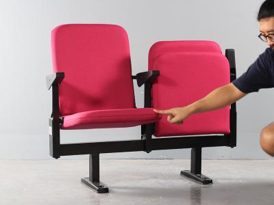 China Folding Fabric Beam Mounted Stadium VIP Chair With Armrest for sale