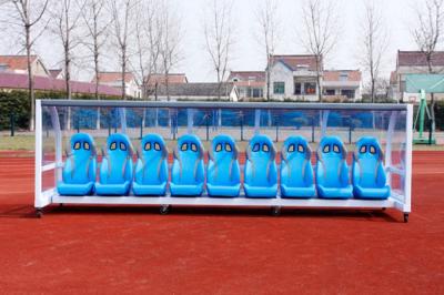 China STUNIT Football Stadium Soccer Player Seats Benches for sale