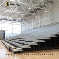 China STUNITY Fixed Telescopic Retractable Grandstand Bleacher Seating for Indoor Stadium Arena Custom Size for sale