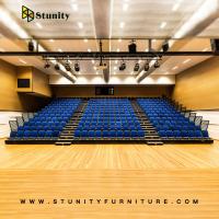 China Fire Resistant Retractable Stadium Chair Bleacher Seat for sale