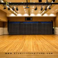 China Fire Resistant Retractable Stadium Chair Bleacher Seat for sale