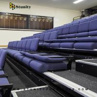 China Stunity Fixed Telescopic Retractable Grandstand Indoor Bleacher Q235 Q345 Steel Custom Size for sale