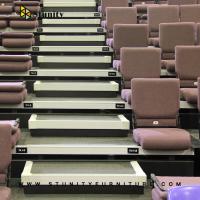 China Retractable Stadium Bleacher Seating System with Handrail Q235 Q345 Custom Size for sale