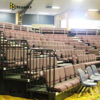 China Flexible Metal Structure Retractable Gym Bleachers for sale
