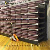 China Flexible Metal Structure Retractable Gym Bleachers for sale
