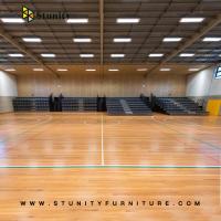 China STUNITY Fixed Retractable Auditorium Seating Telescopic Platform Q235 Steel Custom Sizes for sale