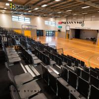 China STUNITY Fixed Retractable Auditorium Seating Telescopic Platform Q235 Steel Custom Sizes for sale
