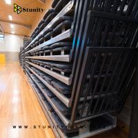 China STUNITY Fixed Retractable Auditorium Seating Telescopic Platform Q235 Steel Custom Sizes for sale