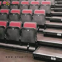 China Customized Retractable Bleacher Seating System Q235 Steel 2000mm Width for sale