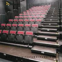 China Customized Retractable Bleacher Seating System Q235 Steel 2000mm Width for sale