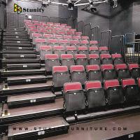 China Customized Retractable Bleacher Seating System Q235 Steel 2000mm Width for sale