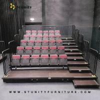 China Customized Retractable Bleacher Seating System Q235 Steel 2000mm Width for sale