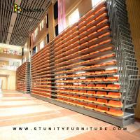 China Commercial STUNITY Powder Finish Telescopic Bleacher Seating for sale