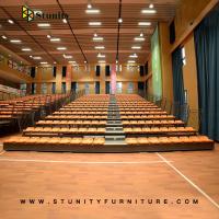 China Commercial STUNITY Powder Finish Telescopic Bleacher Seating for sale