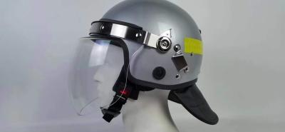 China Tactical Riot Helmet With Gas Mask Hook , Military Helmet With Face Shield for sale