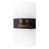China Transparent PC Material Police Riot Shield , Handhold Law Enforcement Shield for sale