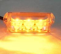 China Amber Warning Police Grill Lights 3W , LED Warning Dash Head Light for sale