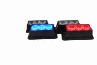 China 1 Watt Blue & RED Warning Police LED Light Head Surface Mount For Motorcycle for sale