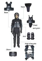 China Knee Protection Tactical Body Armor Suit Riot Gear Clothing With Bionic Structure for sale