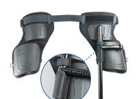 China Black Color Police PC Riot Security Suit / Riot Gear Body Armor With Tonfa Pouch for sale