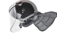 China Police Flat Visor Anti Riot Helmet / Combat Helmet With Face Shield Chin Protector for sale
