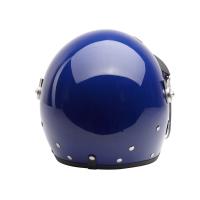 China Police Riot Gear Helmets With PVC Chin Protector , Military Riot Helmet Navy Blue for sale
