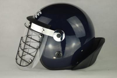 China PC Visor Anti Riot Helmet With Metal Grid , Tactical Helmet With Face Shield for sale
