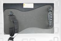 China 930MM Height PC Anti Riot Shield With Folding Handle Impact Resist 147 Joule FBP for sale