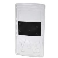 China 930MM Height PC Anti Riot Shield With Folding Handle Impact Resist 147 Joule FBP for sale