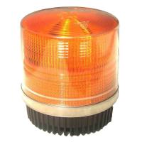 China Round Amber Warning LED Police Beacon Light Magnet Fixation for Emergency Vehicles for sale