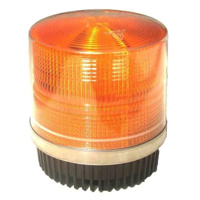 China Round Amber Warning LED Police Beacon Light Magnet Fixation for Emergency Vehicles for sale