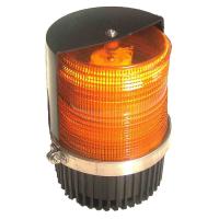 China Round Amber Warning LED Police Beacon Light Magnet Fixation for Emergency Vehicles for sale