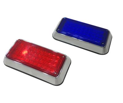 China Blue & RED Warning Police LED Light Head Waterproof for Emergency Vehicles for sale