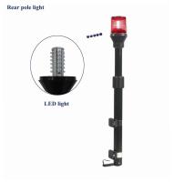 China Police Motorcycle LED Rear Pole Warning light Length Adjustable for Traffic Control for sale